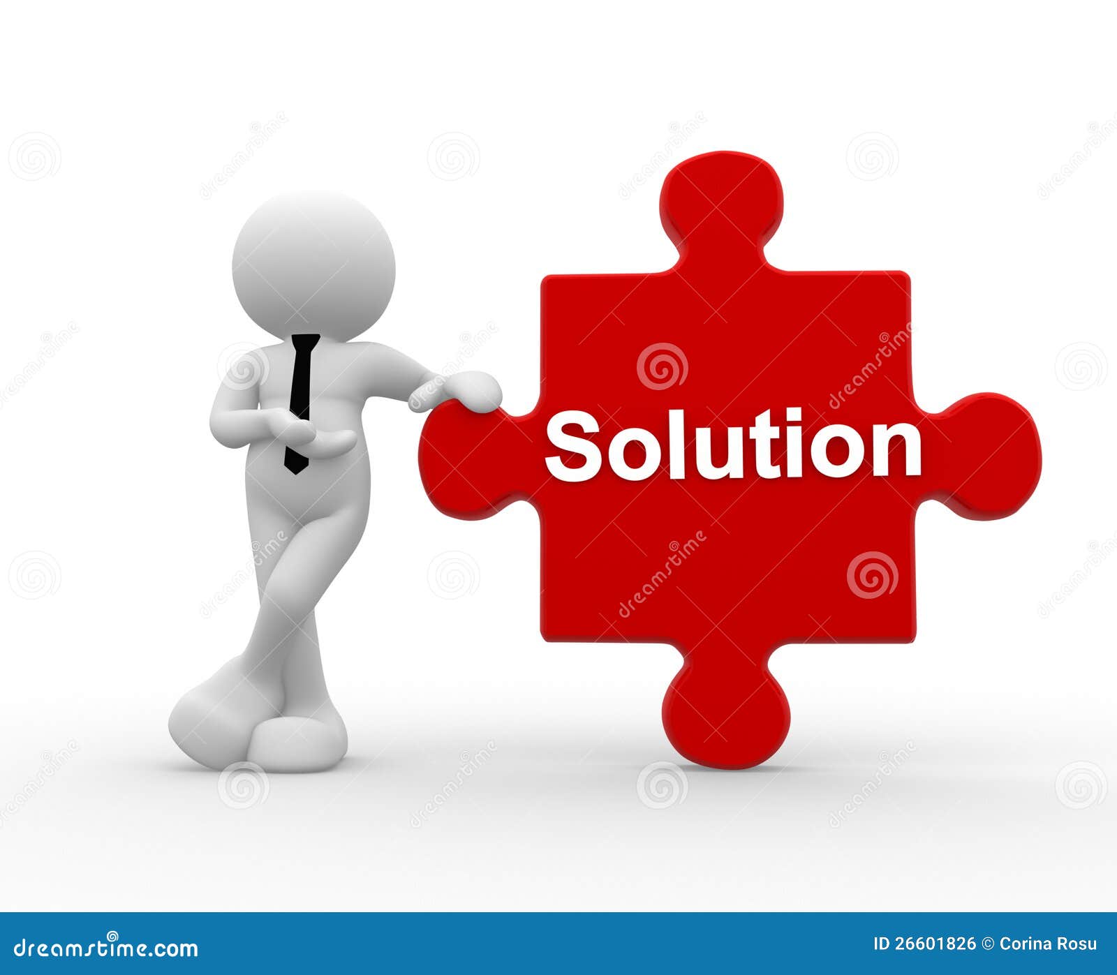 Solución stock de ilustración. Ilustración de figura - 26601826