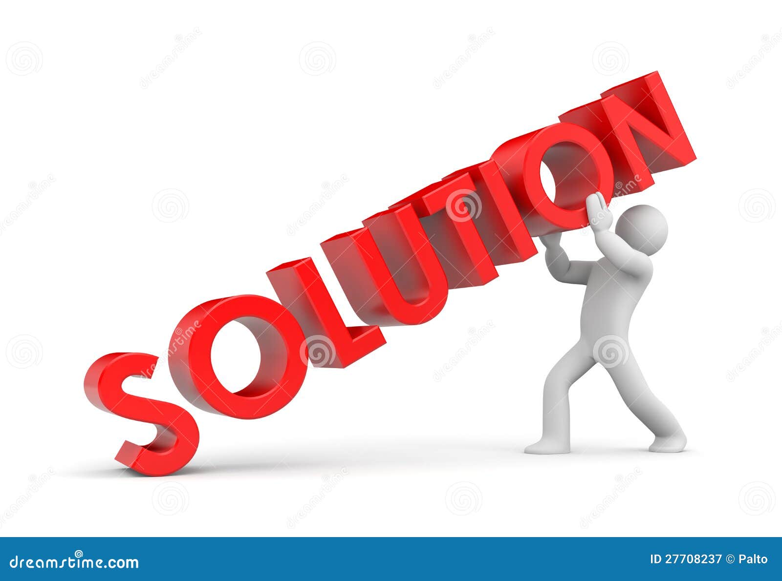 Solution stock illustration. Illustration of presentation - 27708237