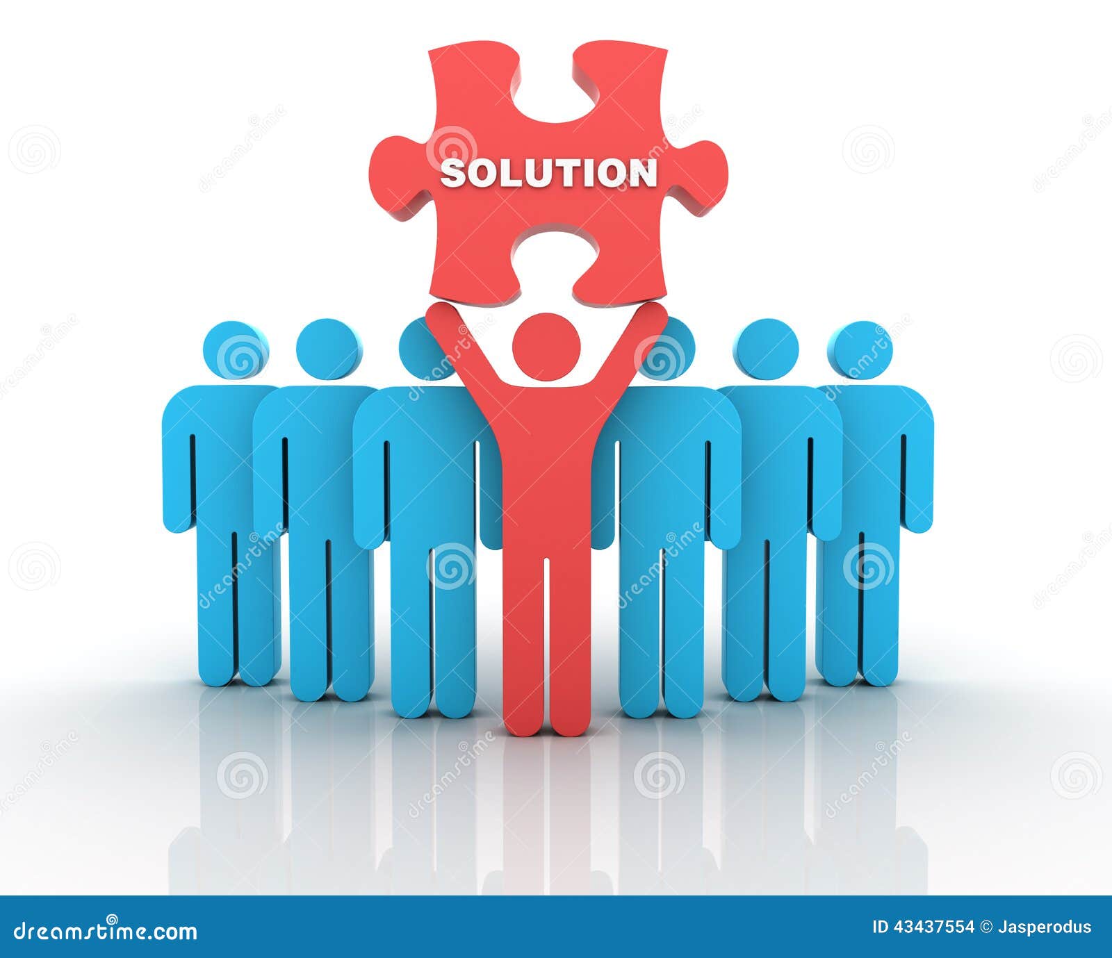 Solution illustration stock. Illustration du travail - 43437554