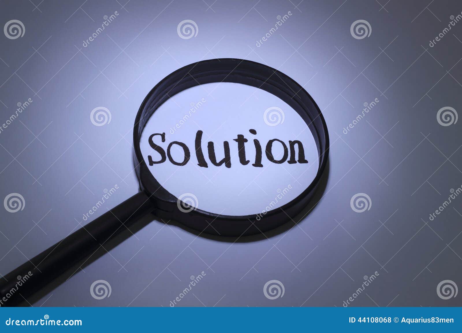 Solution photo stock. Image du transmissions, loupe, données - 44108068