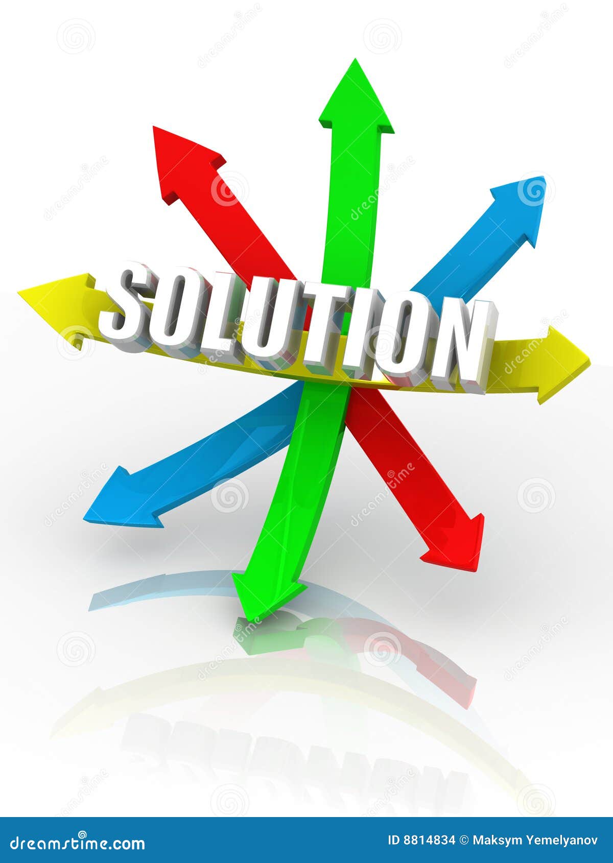 Solution illustration stock. Illustration du conception - 8814834