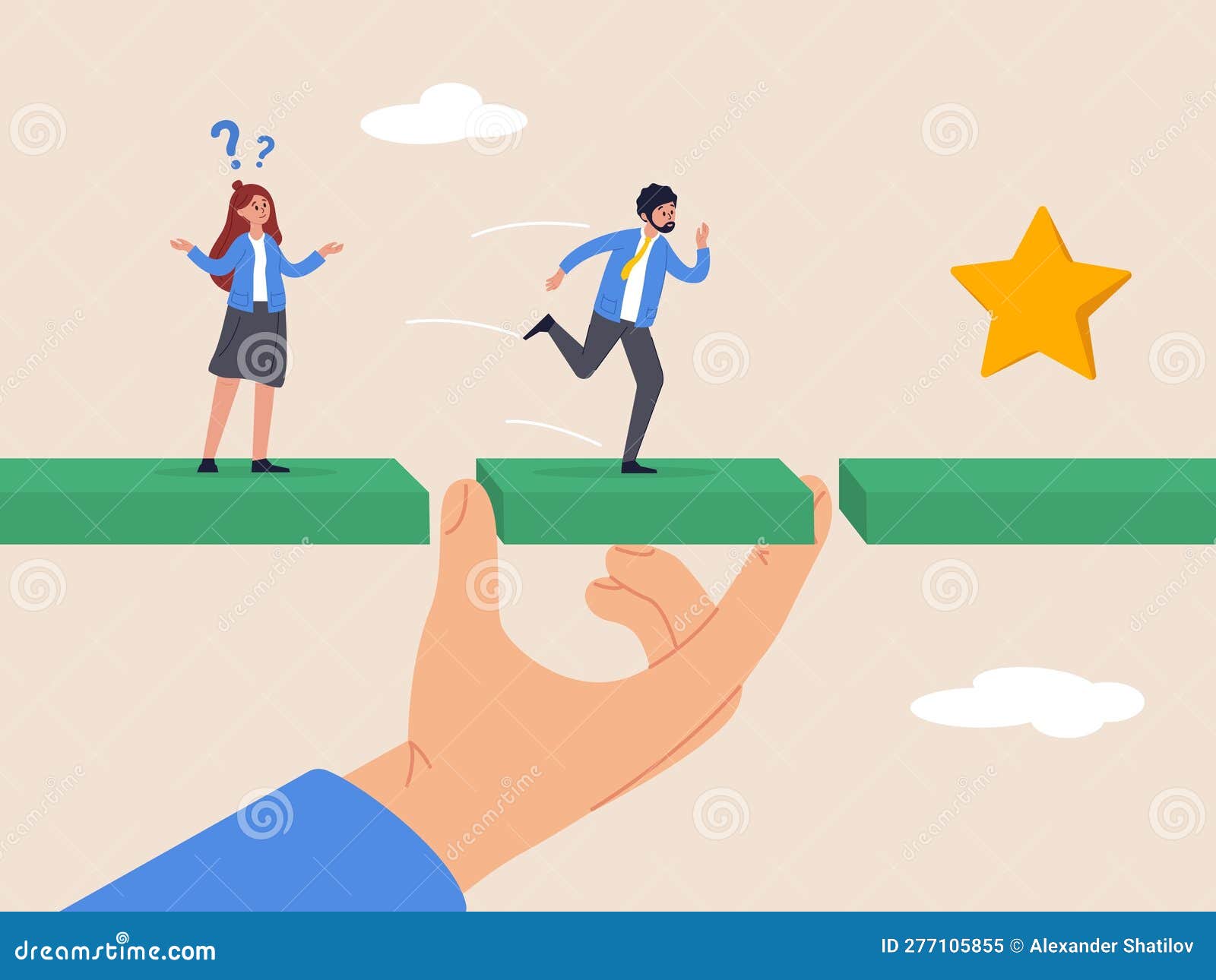 Solution or Assistance Concept. Connect the Bridge To Help and Support ...