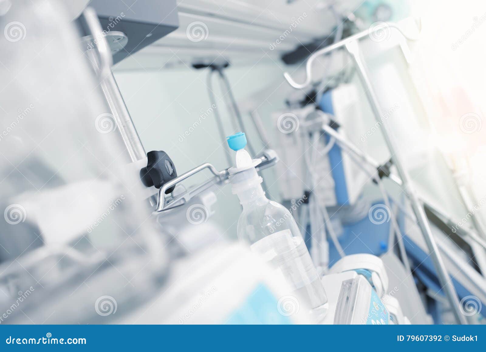 Solution Bottle on the Medical Equipment Stock Photo - Image of ...