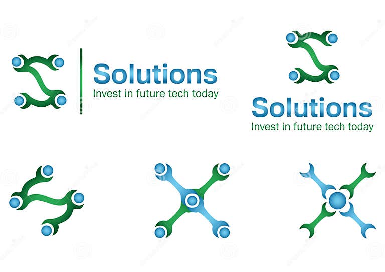Solution business logo stock vector. Illustration of architecture ...