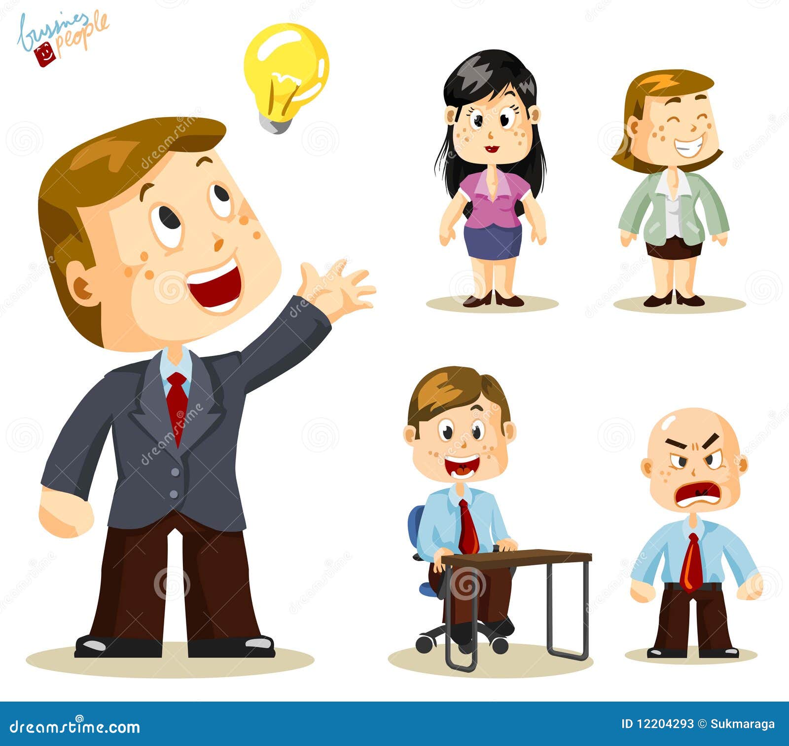 Solution. Business People stock illustration. Illustration of ...