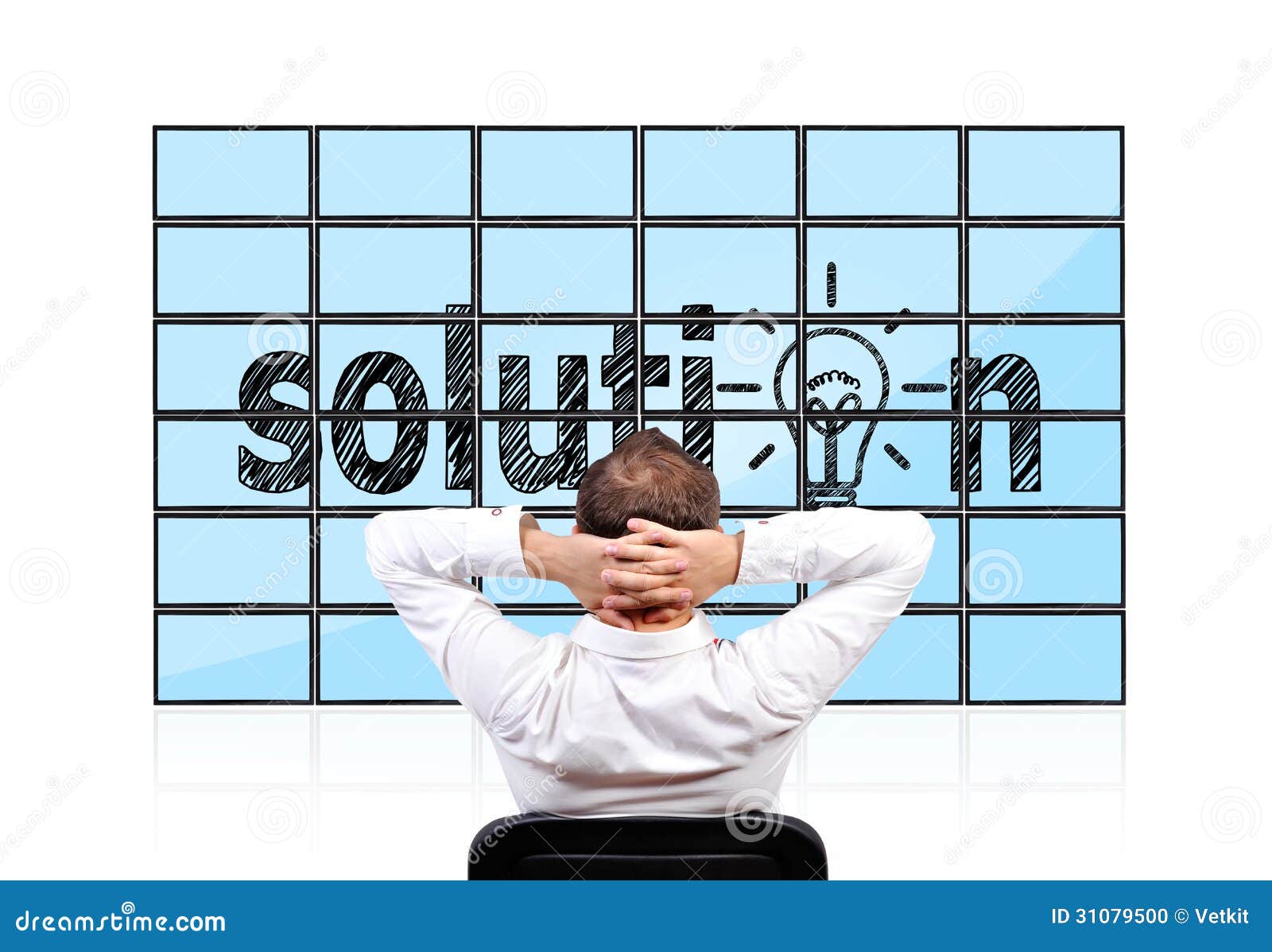 Solution stock photo. Image of marketing, commercial - 31079500