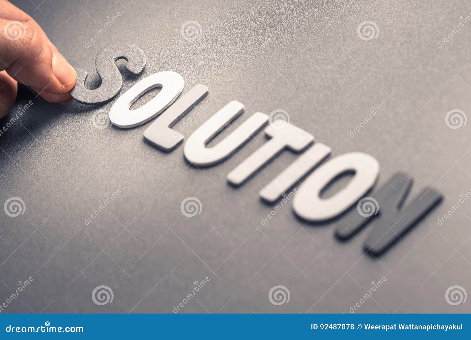 Solution stock photo. Image of creative, progress, word - 92487078