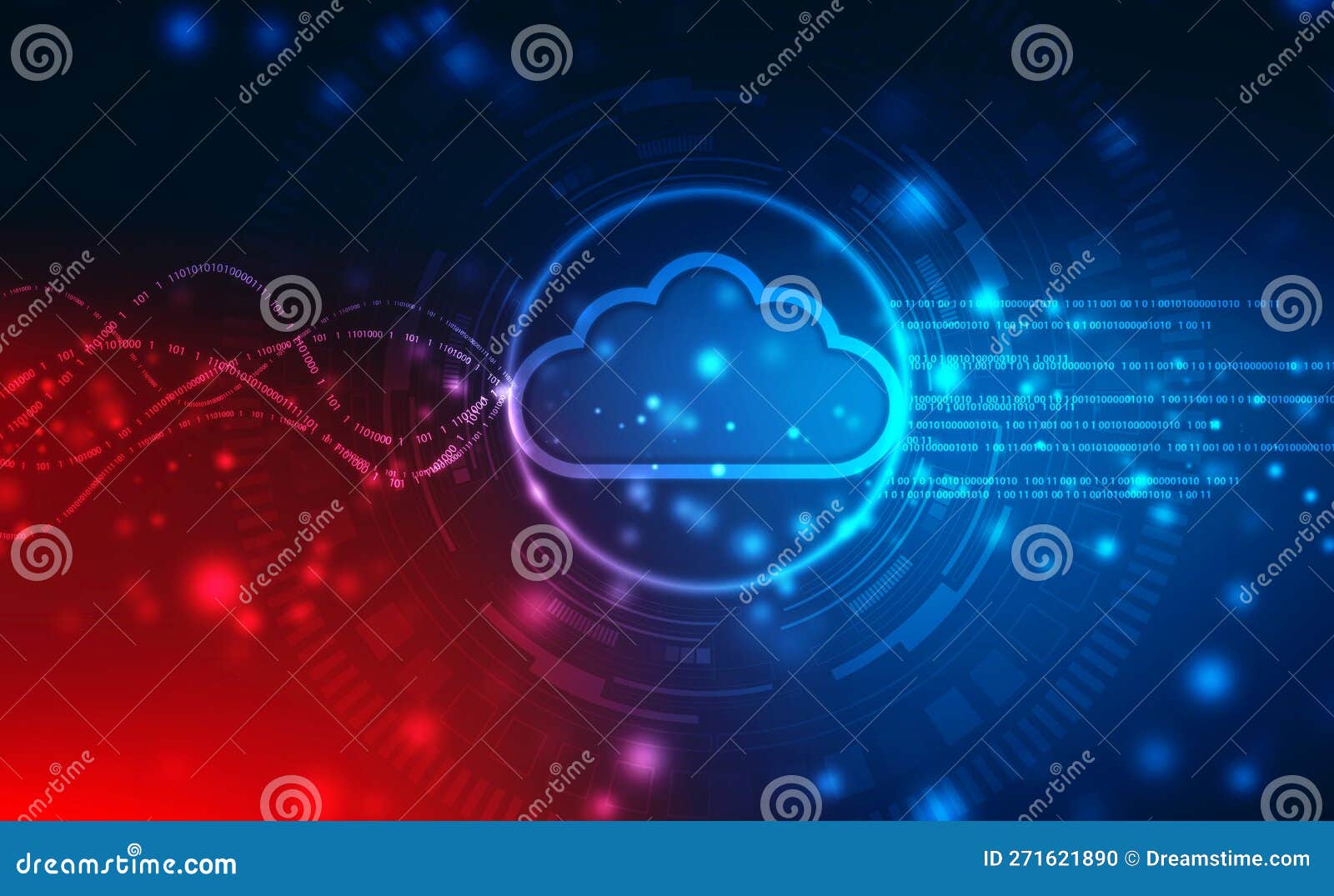 Solution Concept with Cloud Computing, Digital Cloud Computing and Network Concept Background ...
