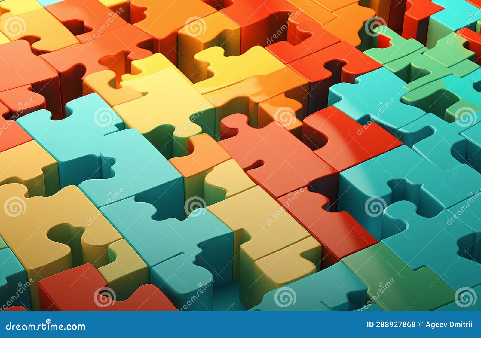 Solution Concept Connect Jigsaw Piece Puzzle Stock Illustration ...