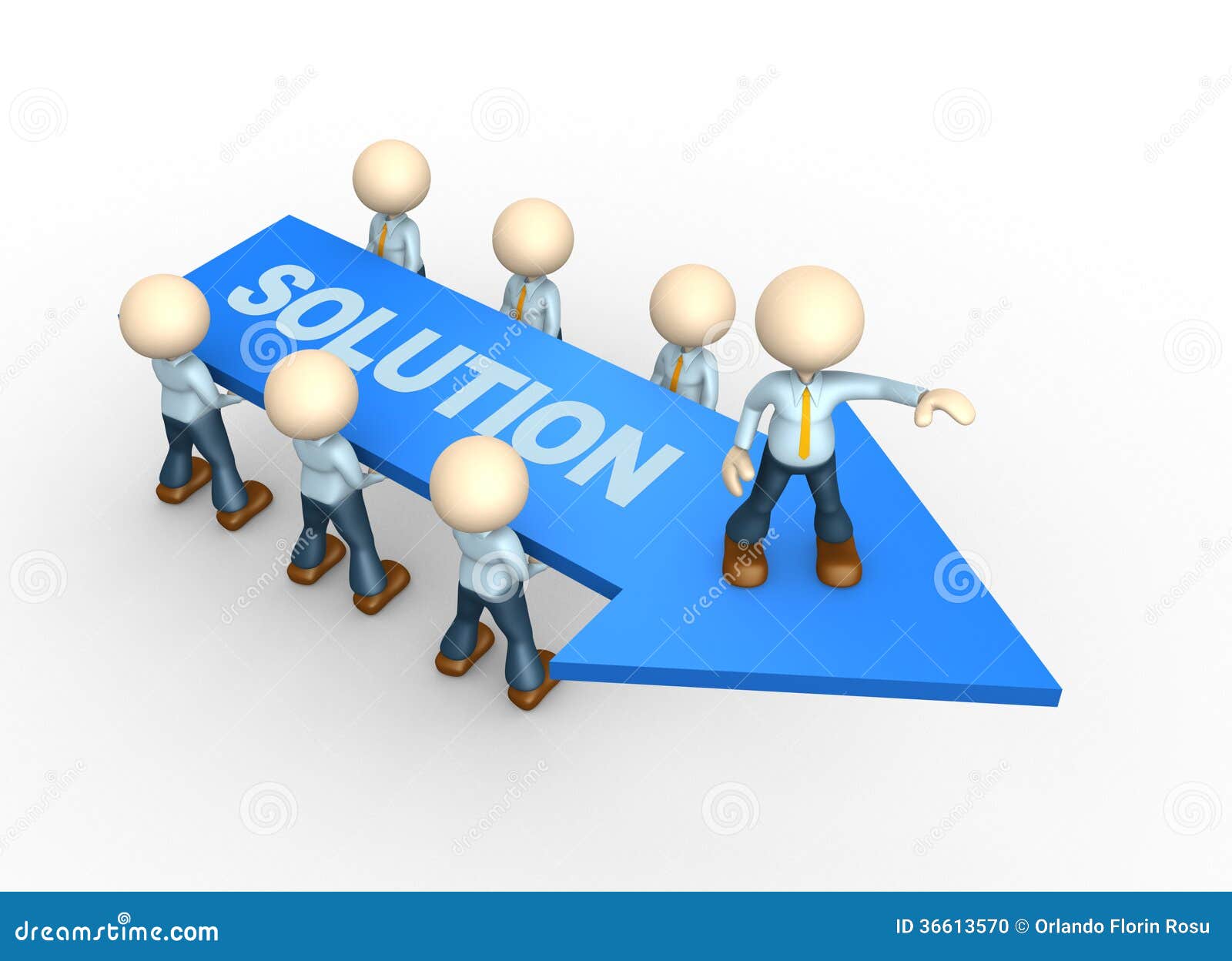 Solution concept stock illustration. Illustration of character - 36613570