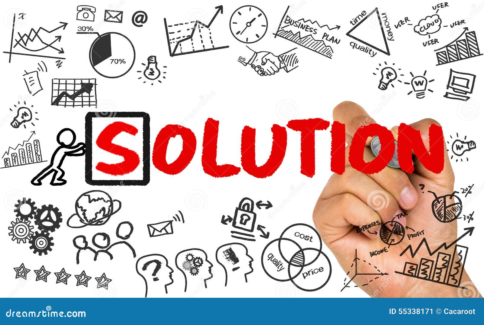 Solution concept stock image. Image of research, teamwork - 55338171