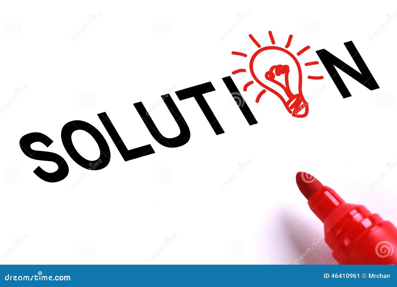 Solution stock image. Image of business, leadership, creativity - 46410961