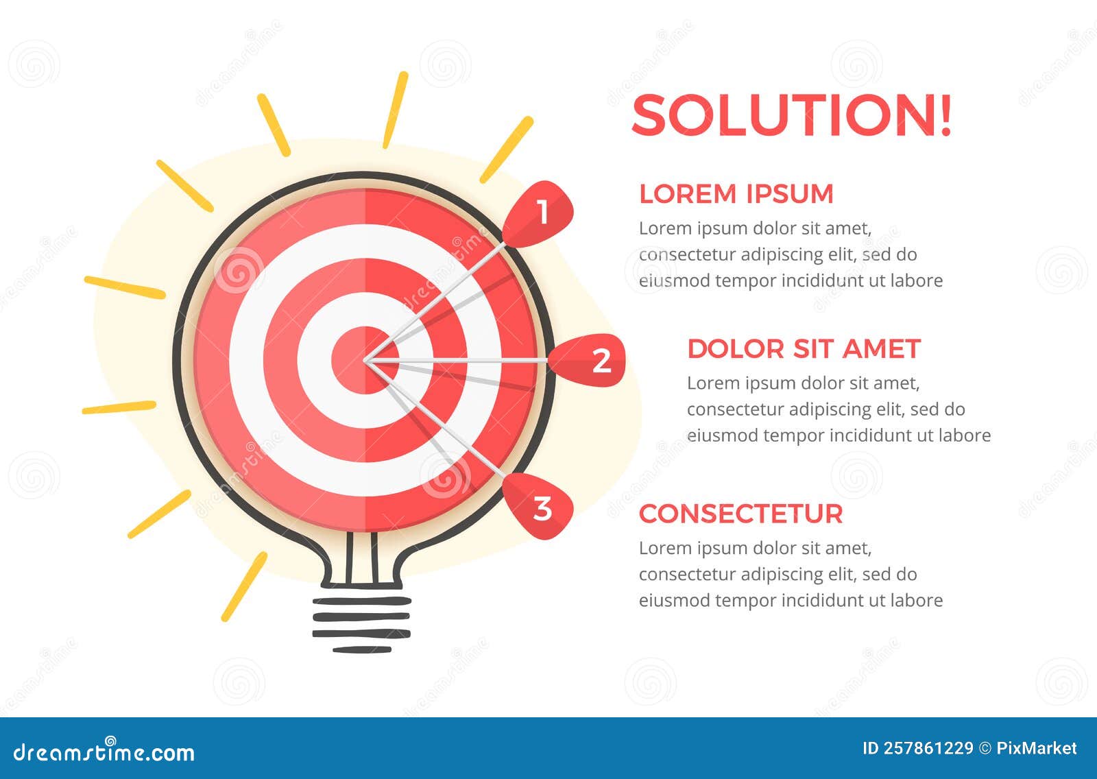 Solution Concept stock vector. Illustration of chart - 257861229