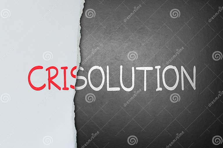 Solution for crisis stock illustration. Illustration of concept - 50735404