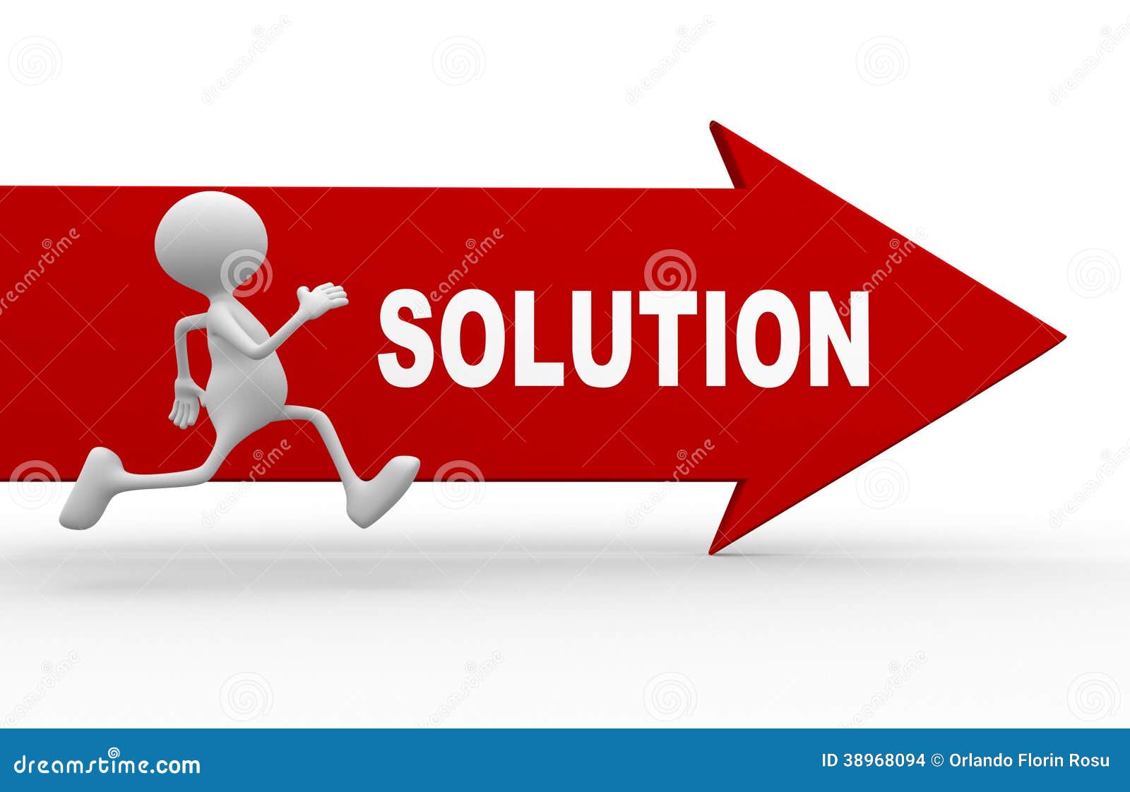 Solution stock illustration. Illustration of character - 38968094