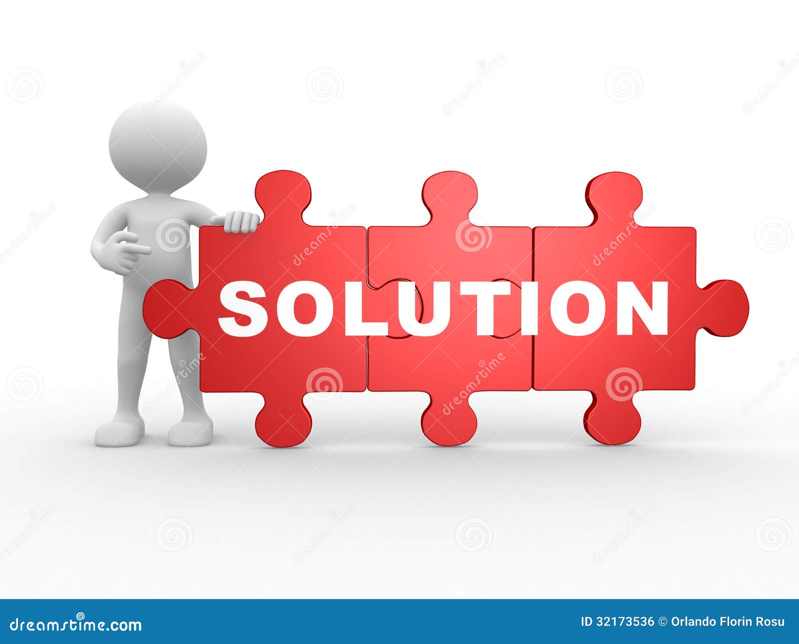 Solution stock illustration. Illustration of character - 32173536