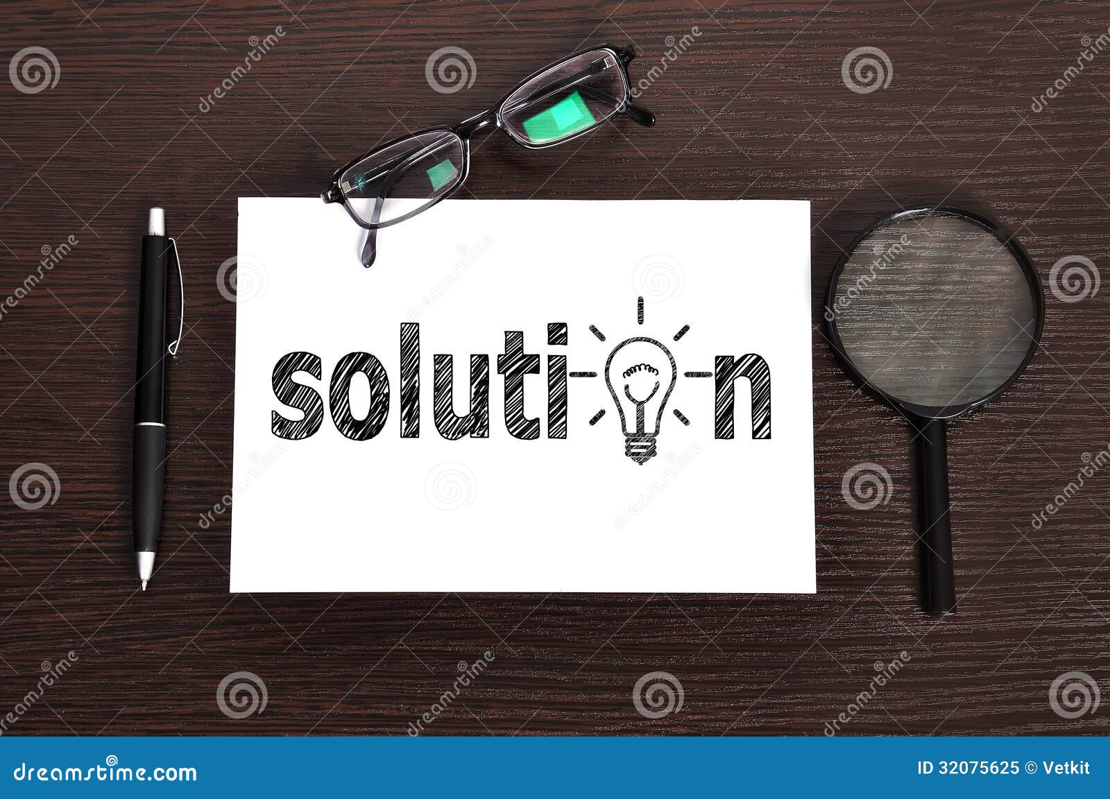 Solution de dessin image stock. Image du compagnie, travail - 32075625