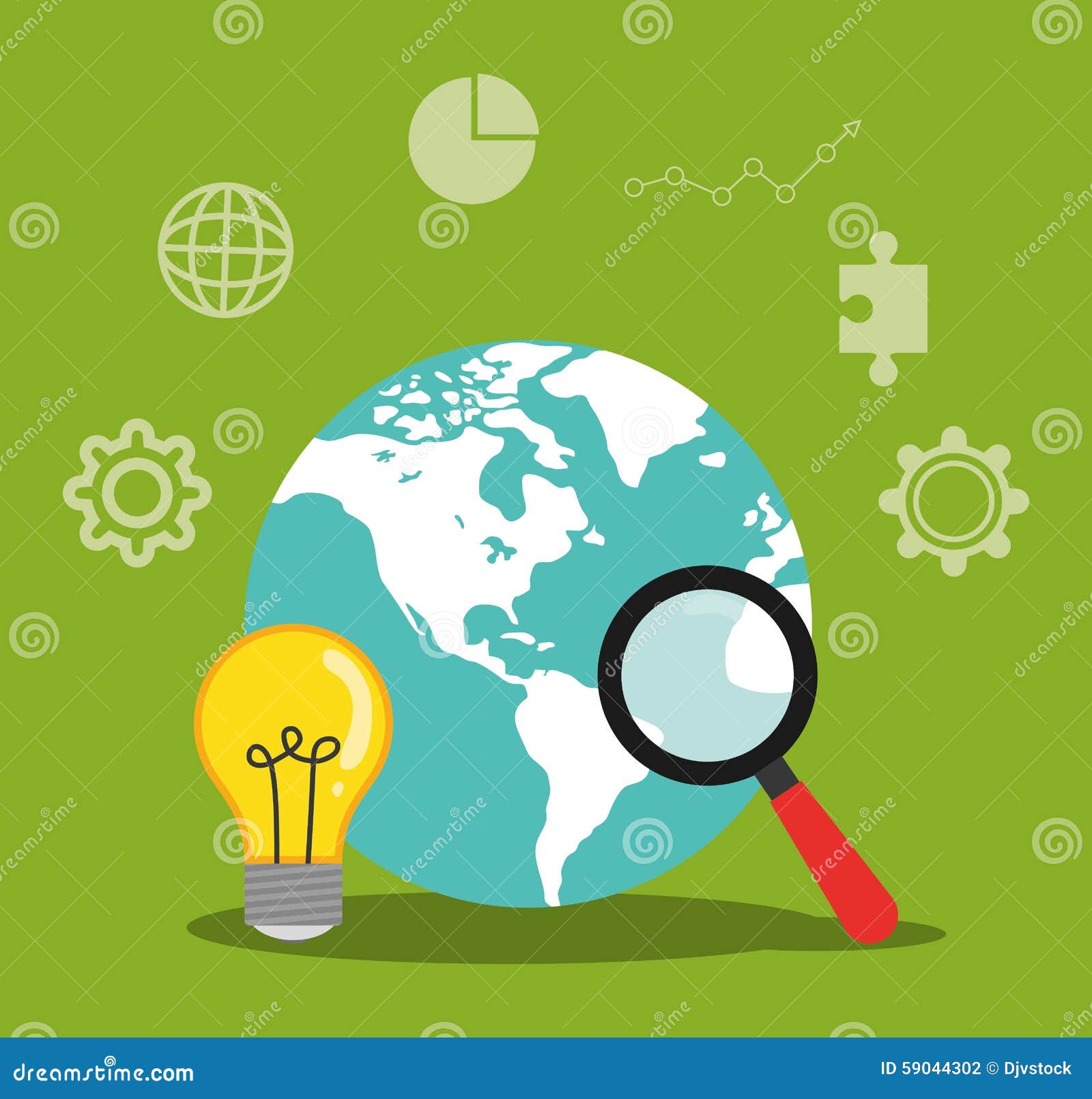 Solution design stock vector. Illustration of conceptual - 59044302