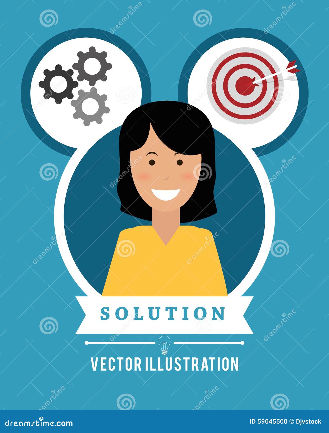 Solution design stock vector. Illustration of consulting - 59045500