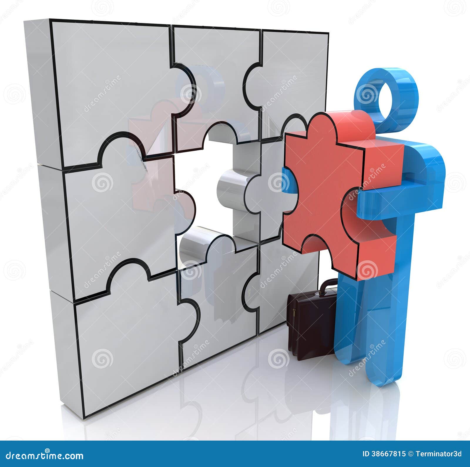 The Solution stock illustration. Illustration of abstract - 38667815