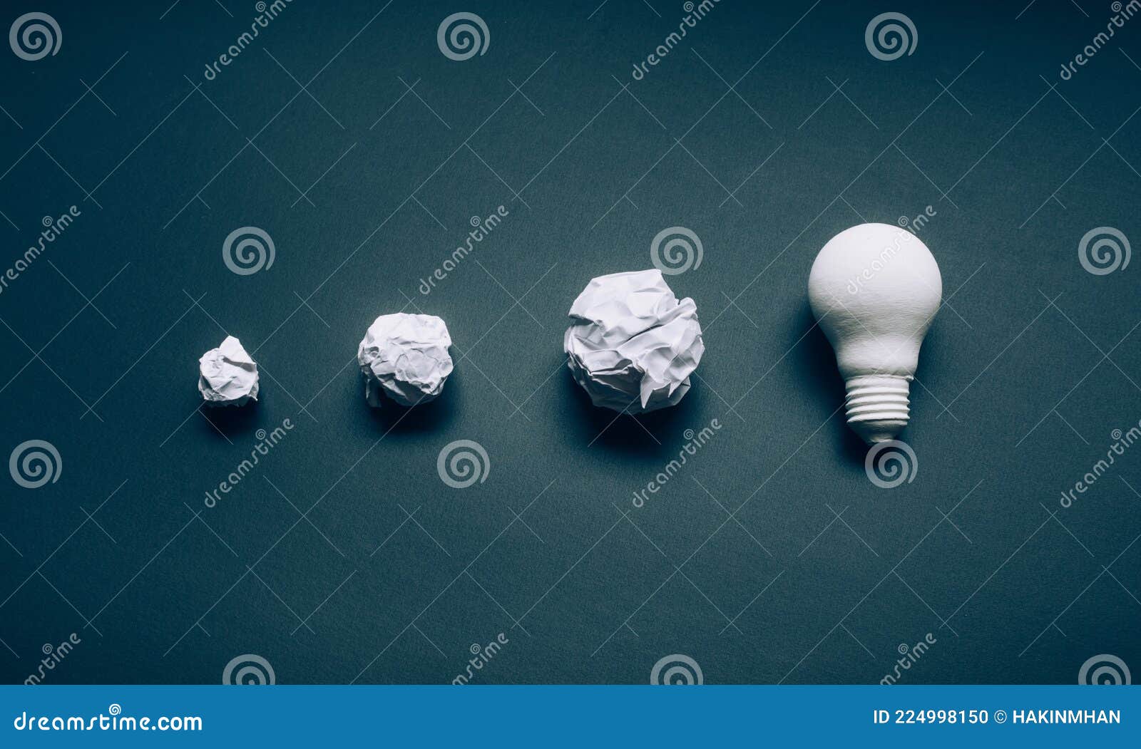 Solution And Development Ideas Concepts With Lightbulb And Papaer ...