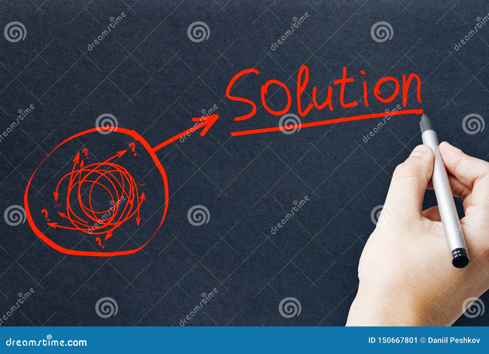 Solution and doubt concept stock image. Image of business - 150667801