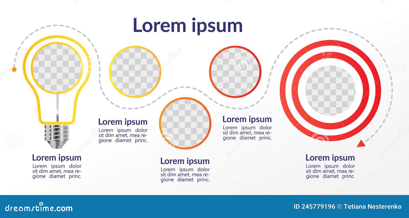 Solution Focused Thinking Infographic Chart Design Template Stock ...