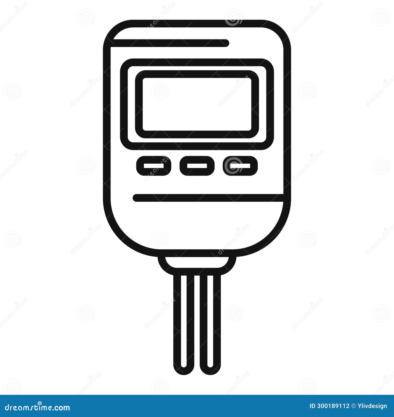 Solution Food Ph Meter Icon Outline Vector. Paper Sensor Stock ...