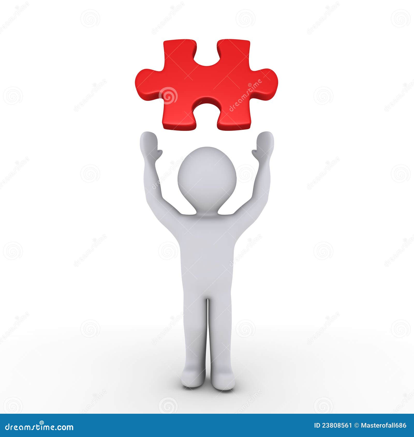 The solution is here stock illustration. Illustration of businessman ...