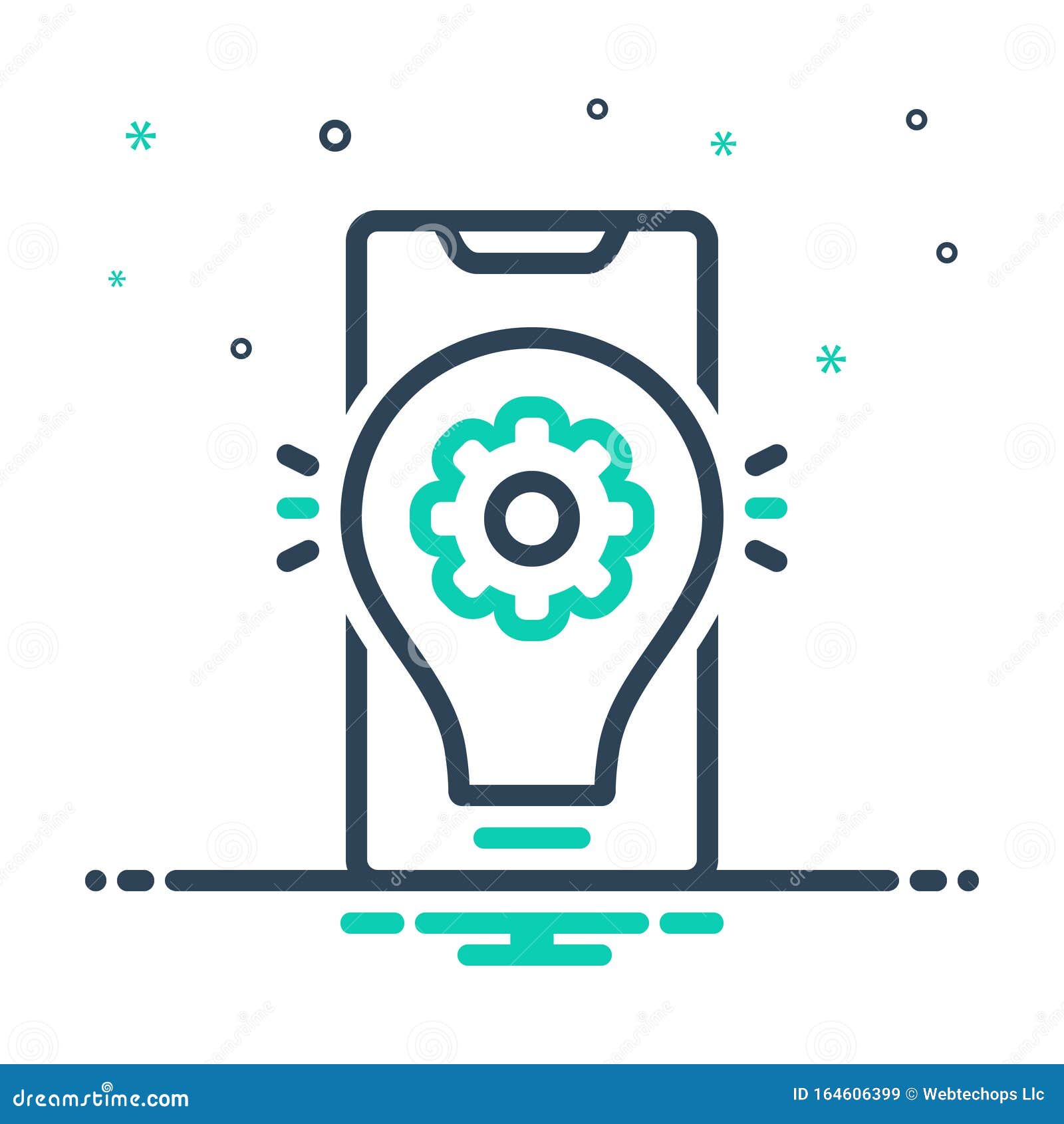 Mix Icon for Solution, Explanation and Result Stock Vector ...