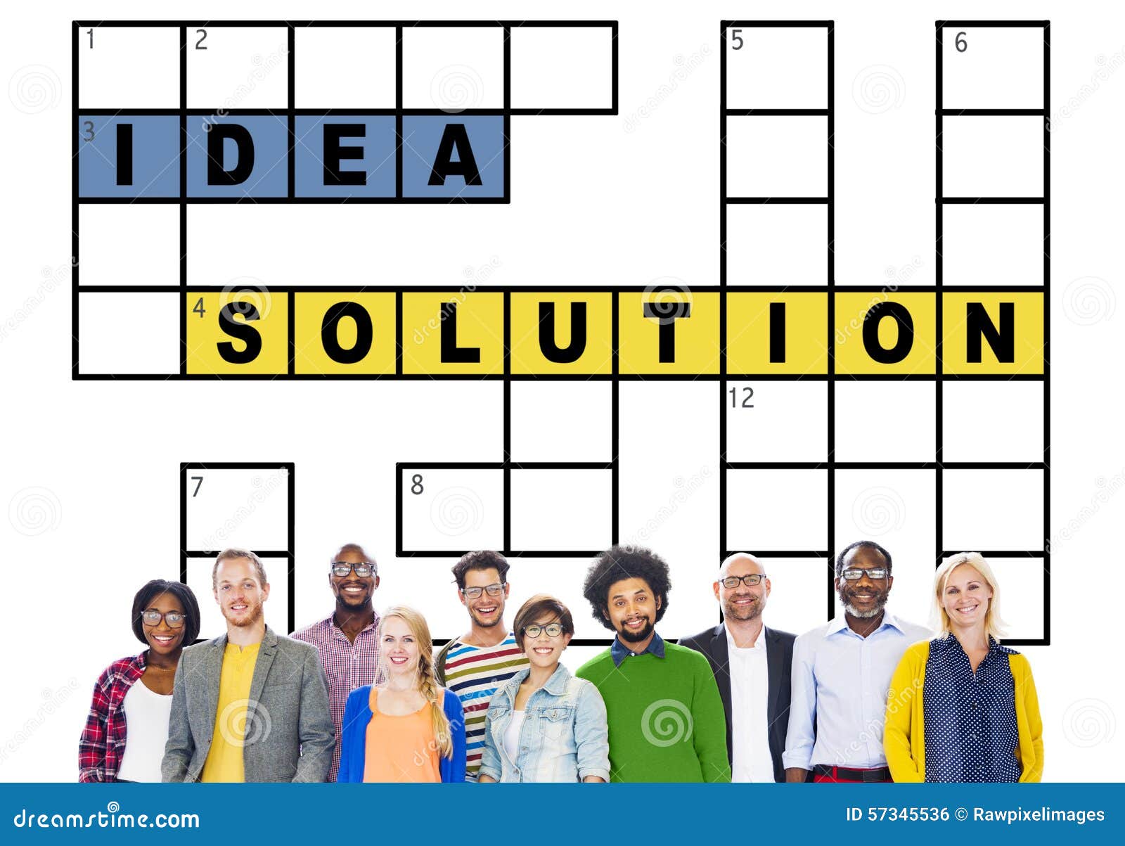 Solution Ideas Plan Solving Result Crossword Concept Stock Photo ... Solution Ideas Plan Solving Result Crossword Concept Stock Photo ...
