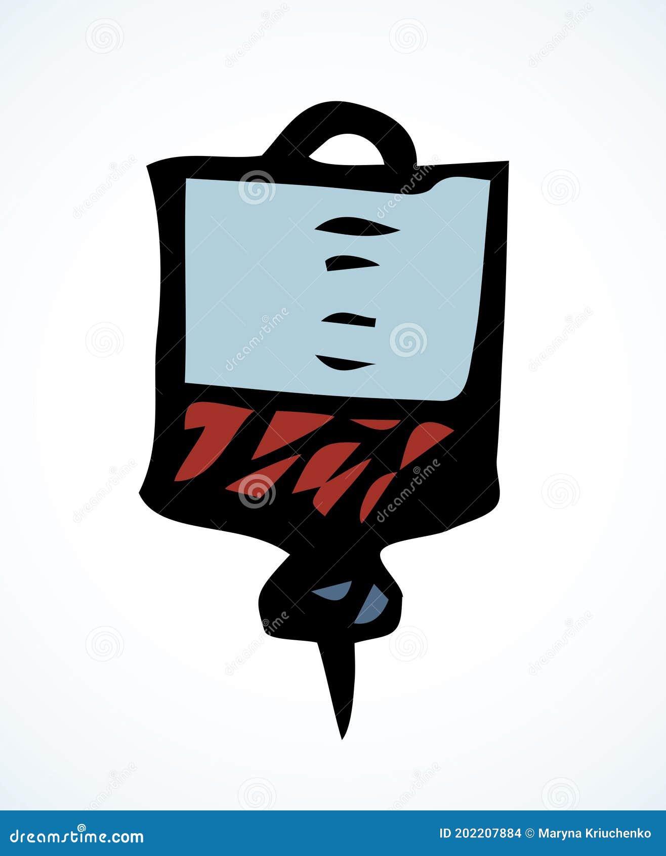 Solution for Injections. Vector Drawing Stock Vector - Illustration of ...