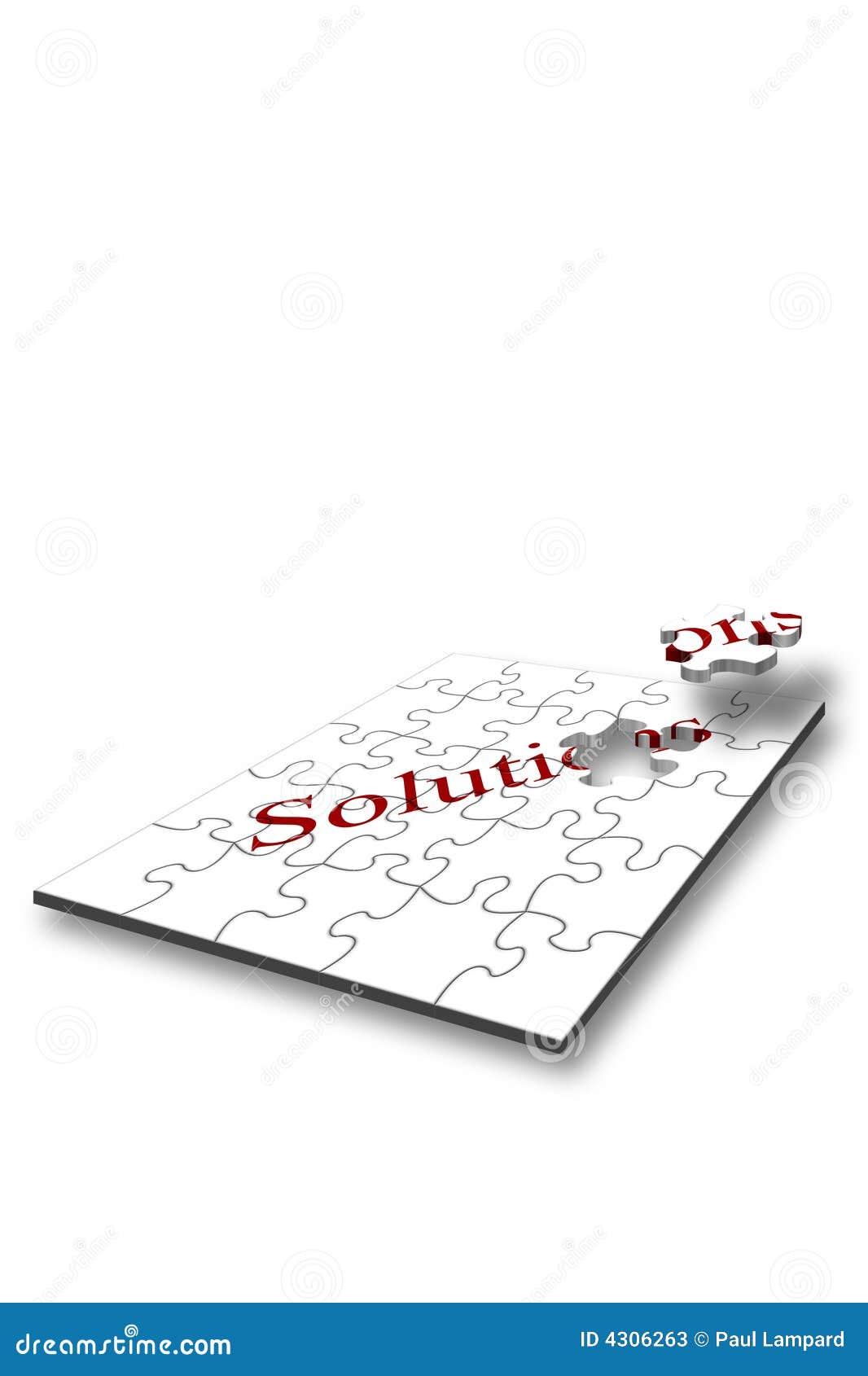 Solution jigsaw landscape stock illustration. Illustration of symbol ...