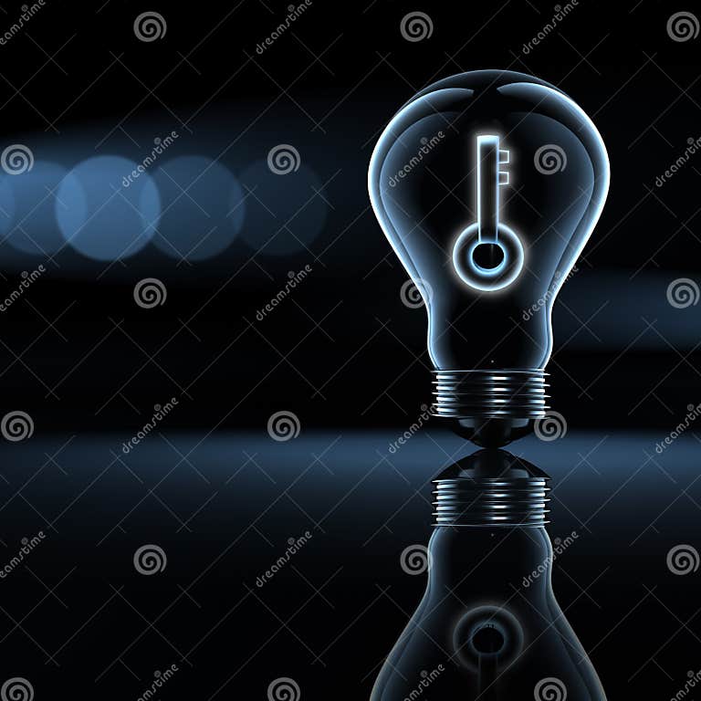 Solution and key stock illustration. Illustration of method - 18536697