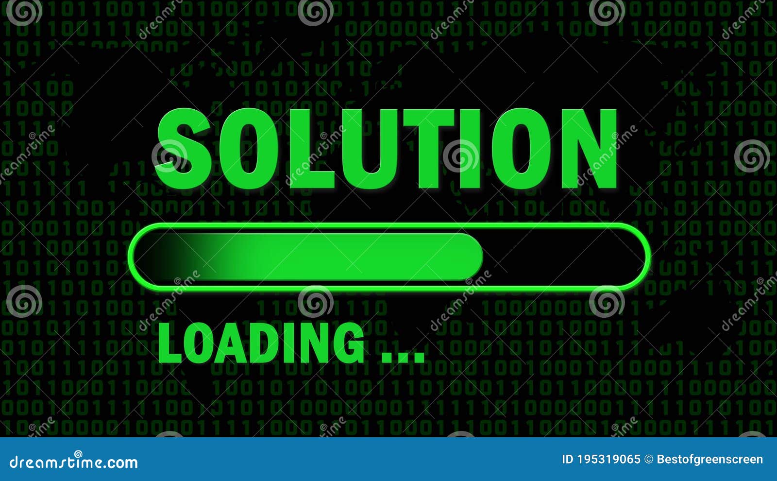 SOLUTION Lettering - Loading Progress Bar In Front Of Black Background ...