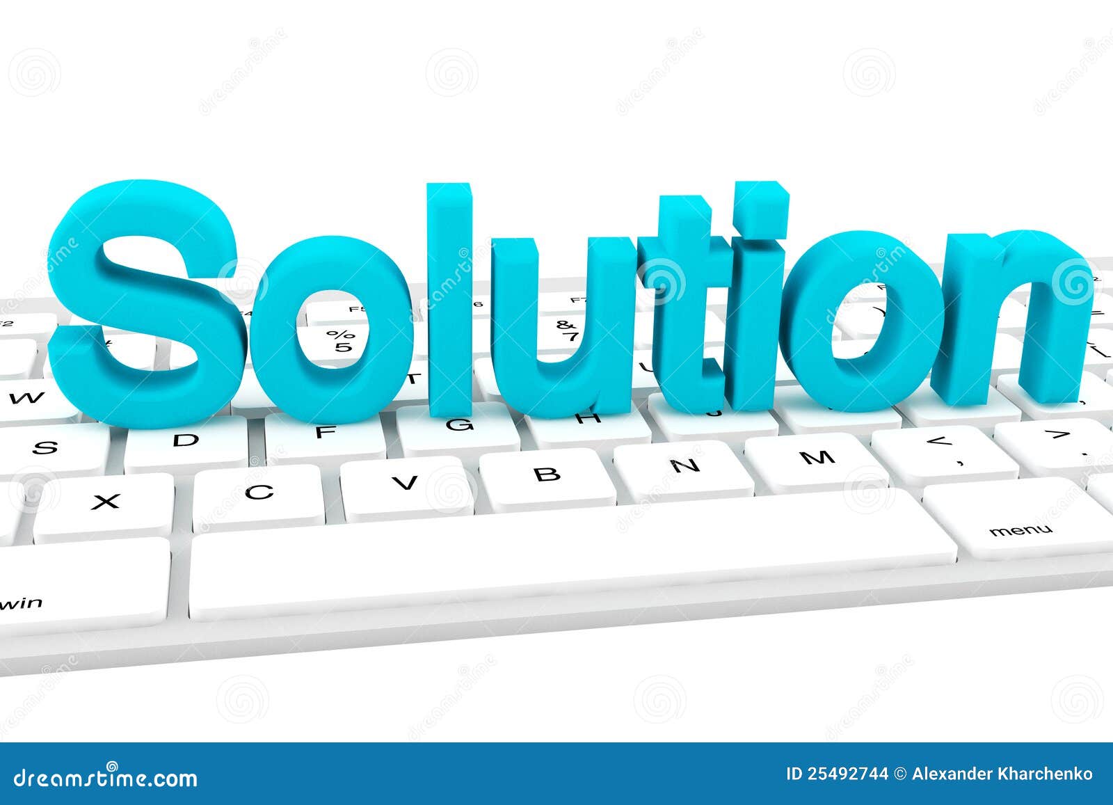 Solution letters stock illustration. Illustration of button - 25492744
