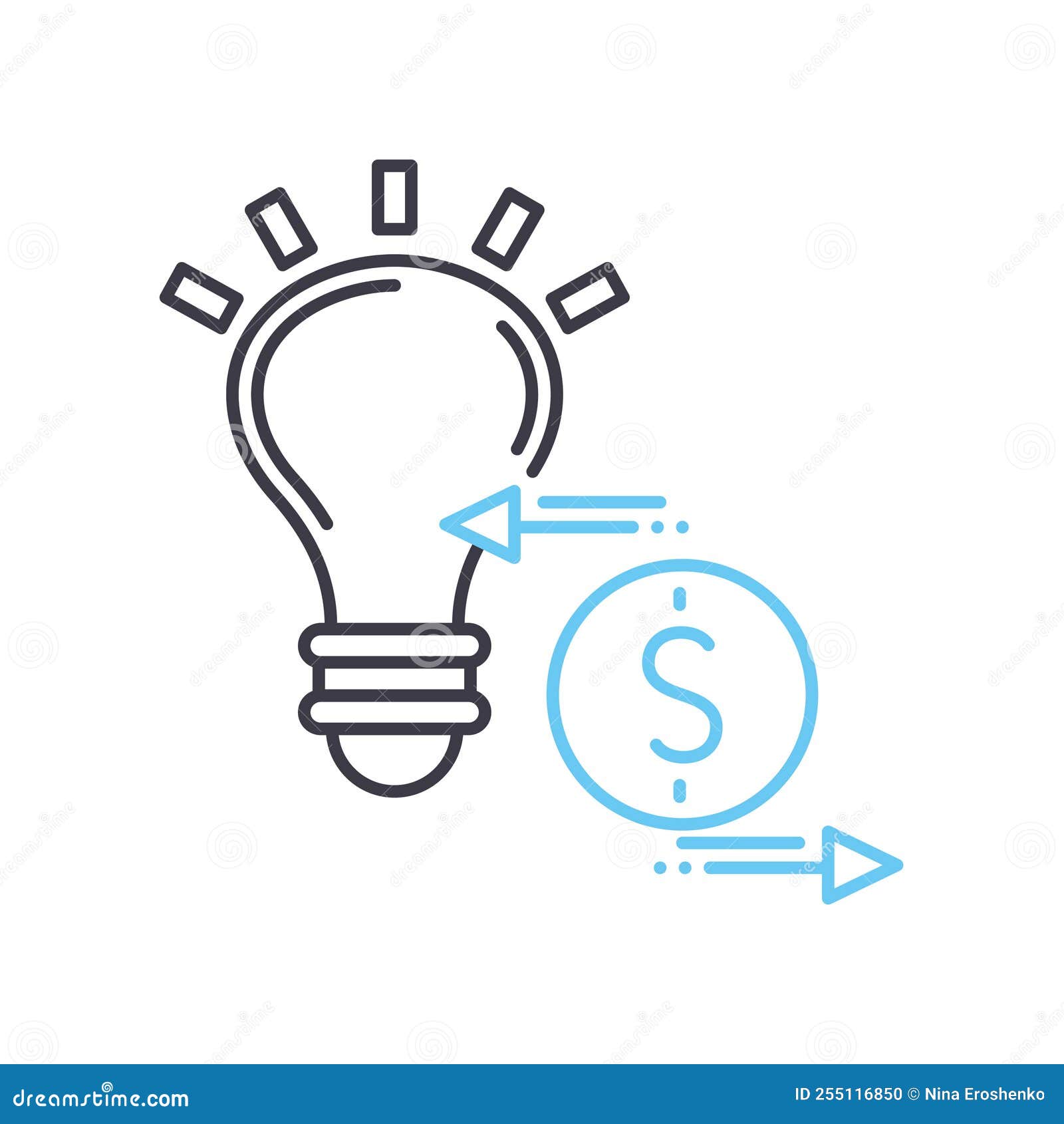 Solution Line Icon, Outline Symbol, Vector Illustration, Concept Sign ...