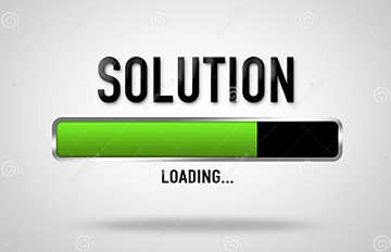 Solution loading process stock illustration. Illustration of solution ...
