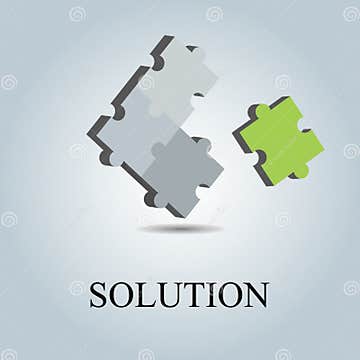 Solution logo stock vector. Illustration of logo, design - 85097335