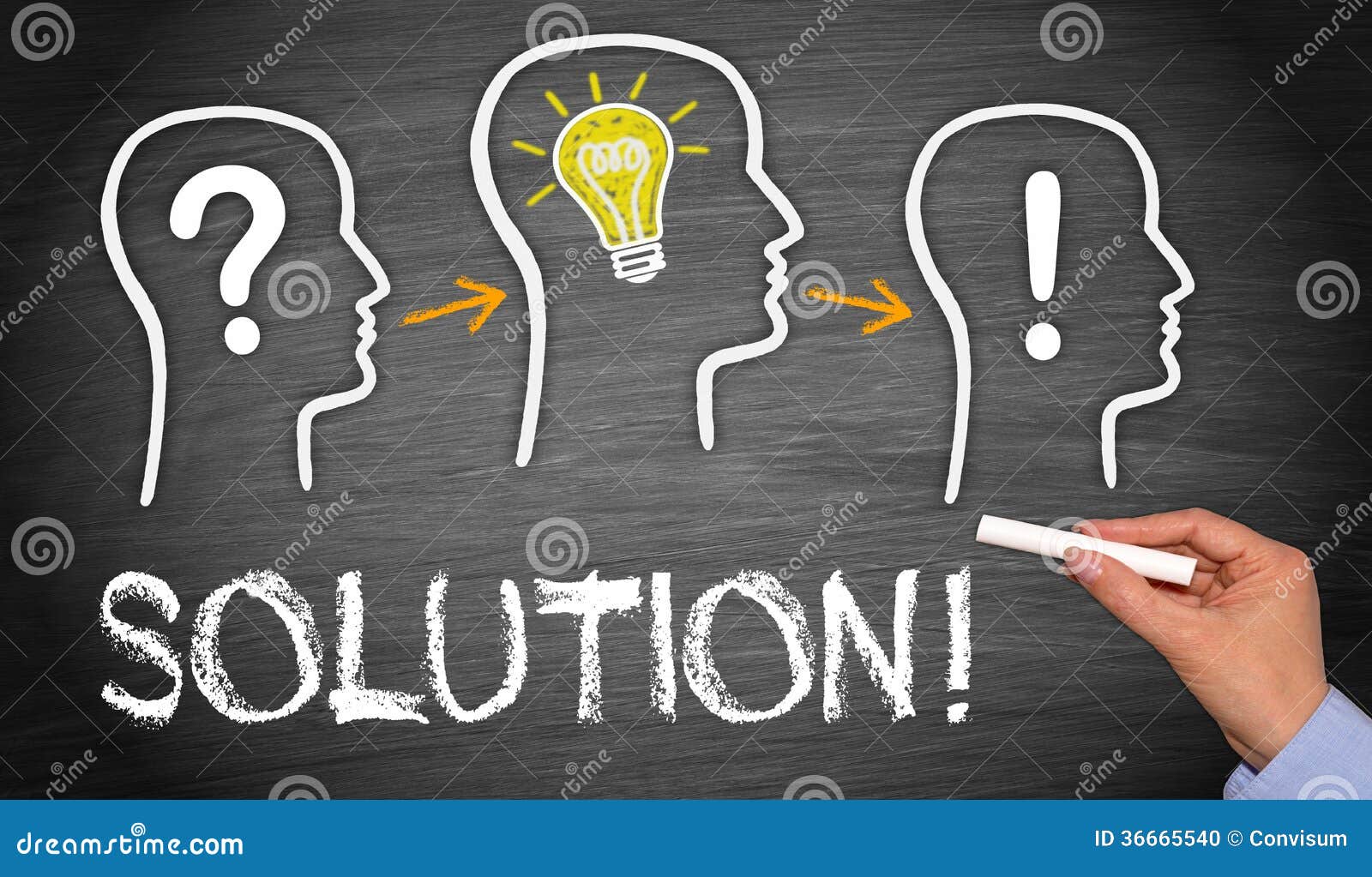 Solution, Looking for Bright Idea Stock Photo - Image of uppercase ...