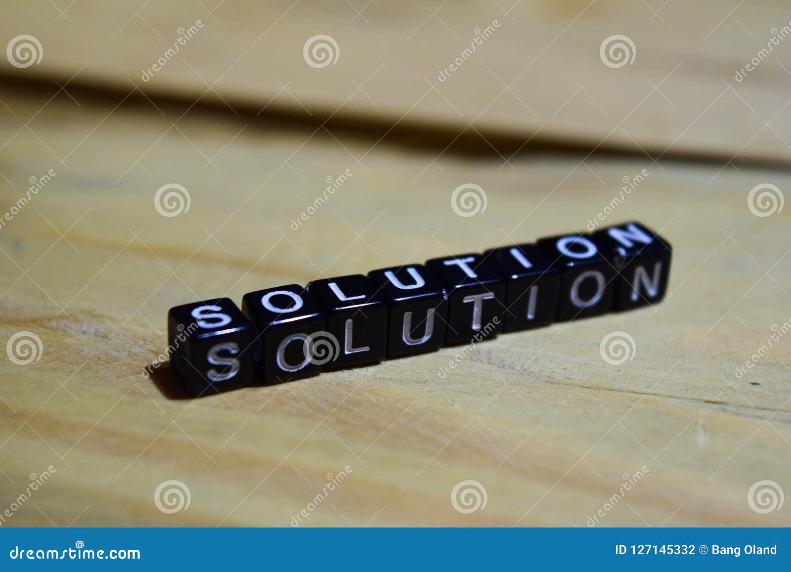 Solution Message Written on Wooden Blocks. Stock Photo - Image of ...