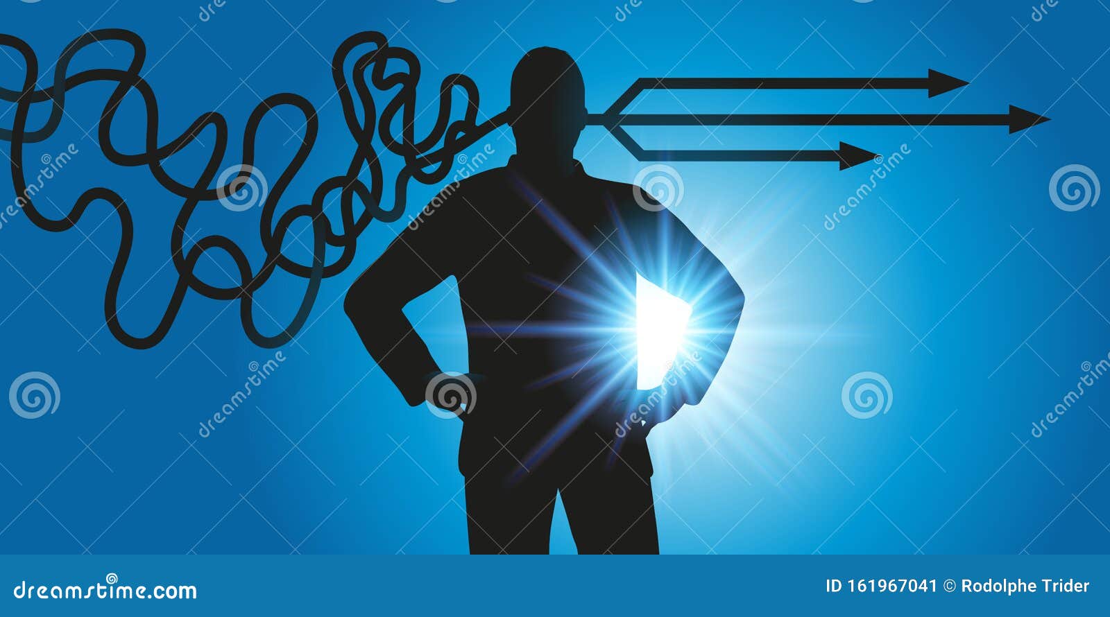 An Intelligent Man Facing a Problem, Finds Solutions after Reflection ...