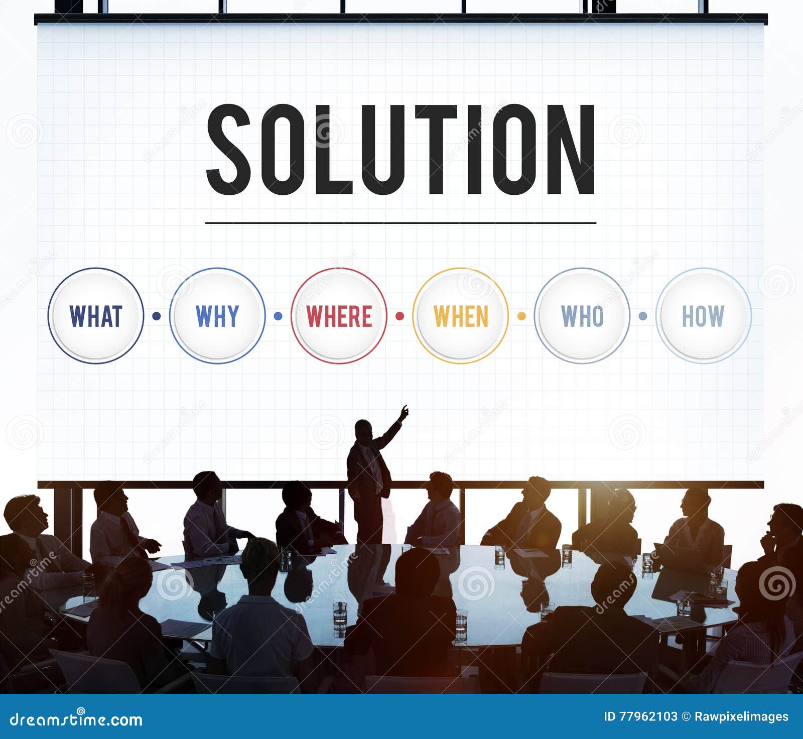 Solution Problem Solving Share Ideas Concept Stock Image - Image of ...