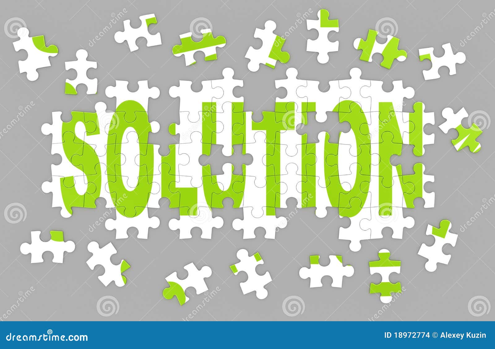 Solution puzzle stock illustration. Illustration of leisure - 18972774