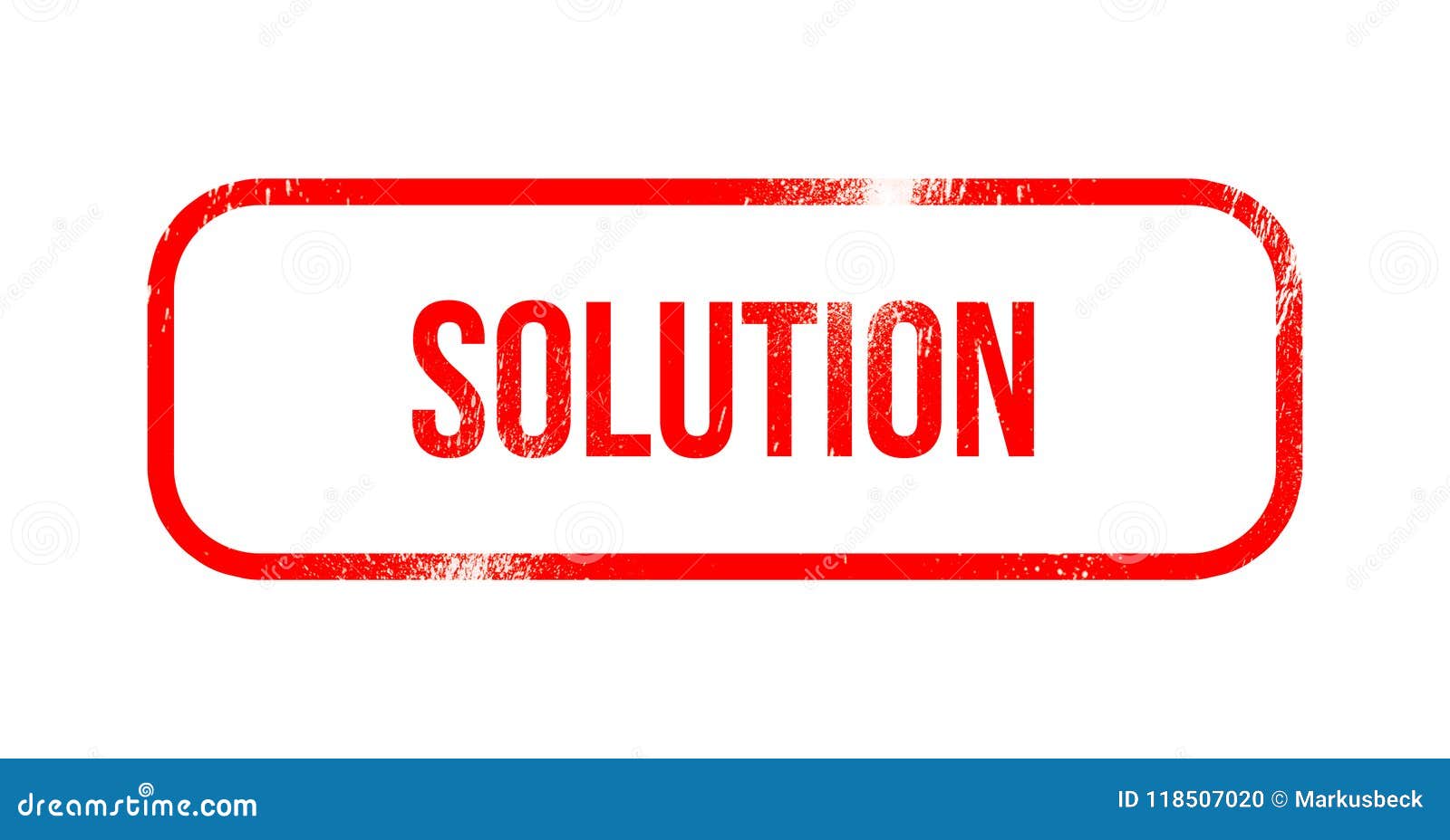 Solution - Red Grunge Rubber, Stamp Stock Illustration - Illustration ...