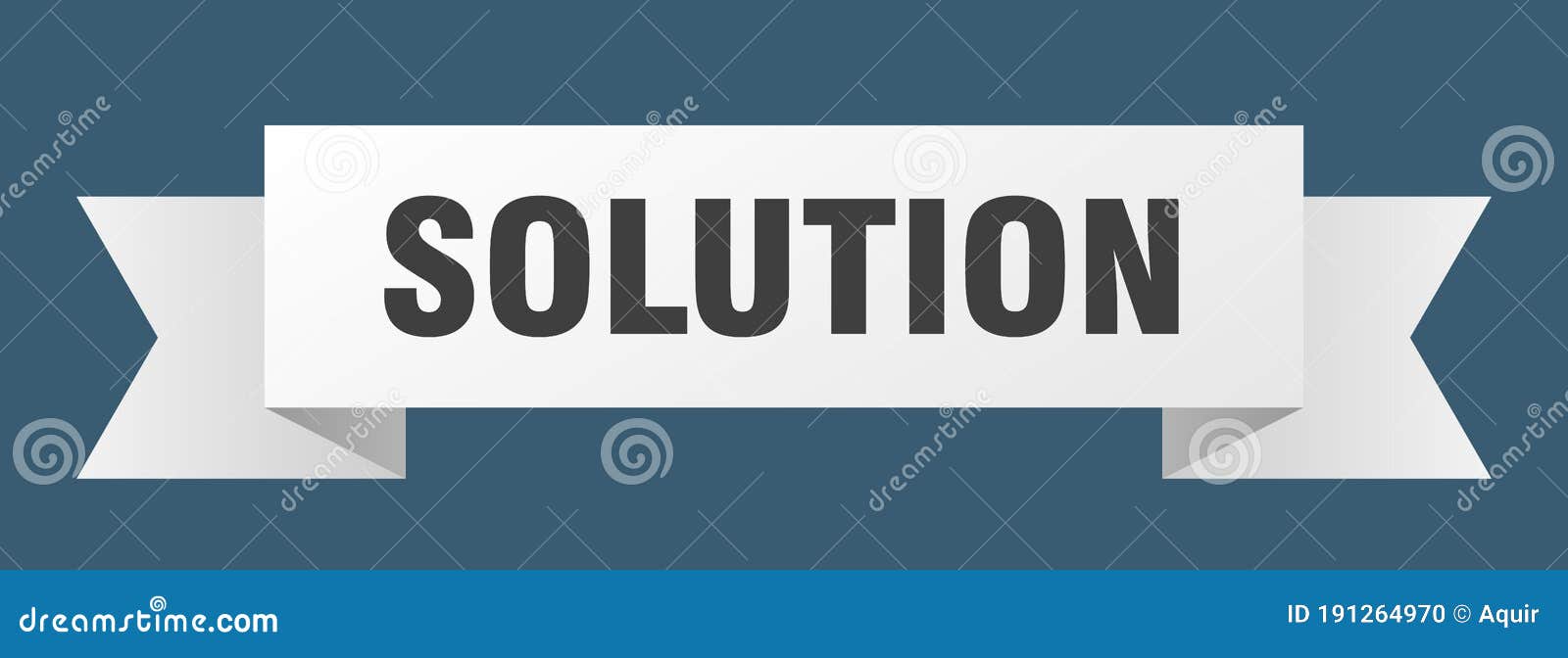 Solution ribbon. stock vector. Illustration of peeler - 191264970