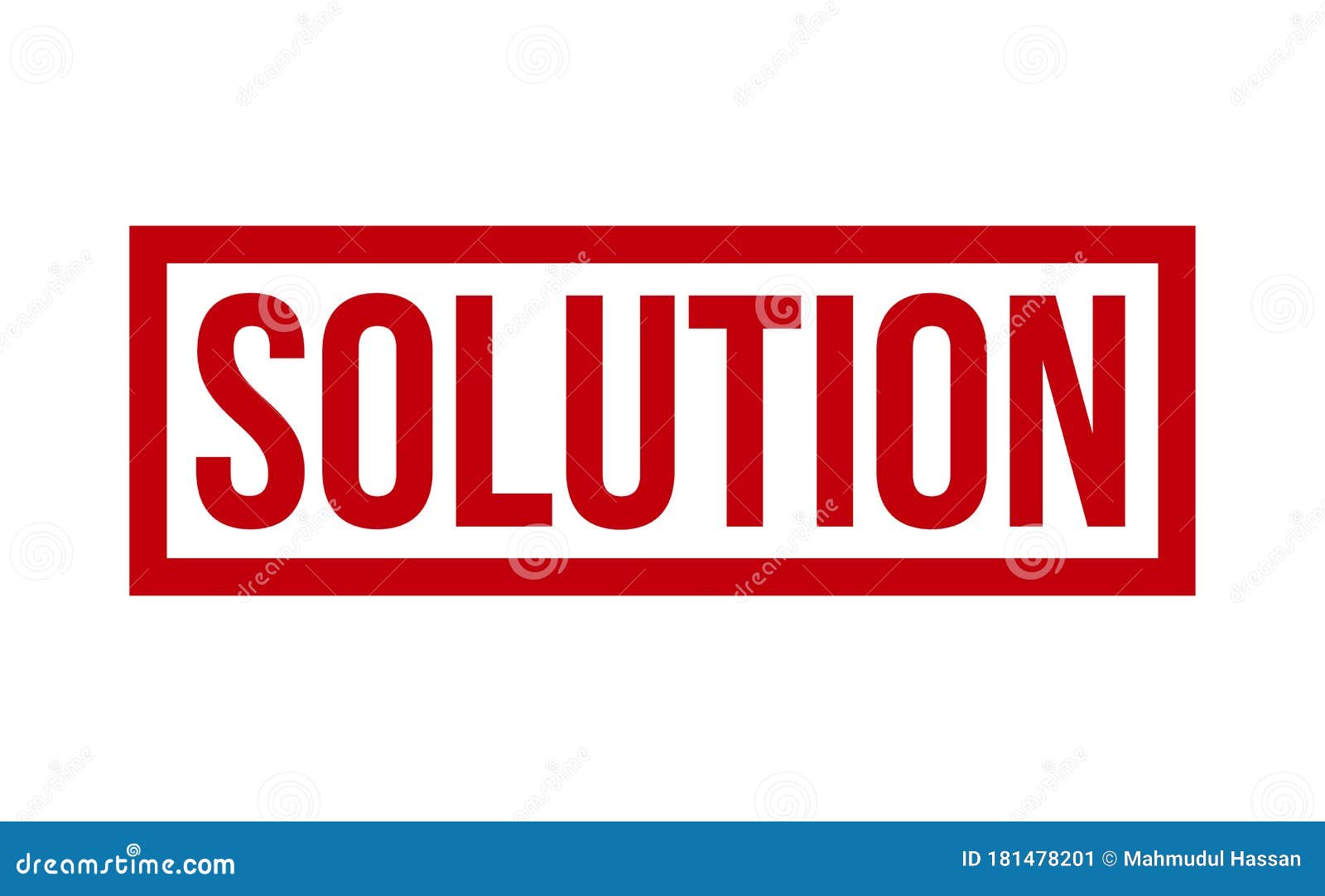 Solution Rubber Stamp. Red Solution Rubber Grunge Stamp Seal Vector ...