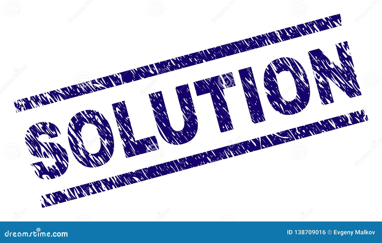 Scratched Textured SOLUTION Stamp Seal Stock Vector - Illustration of ...