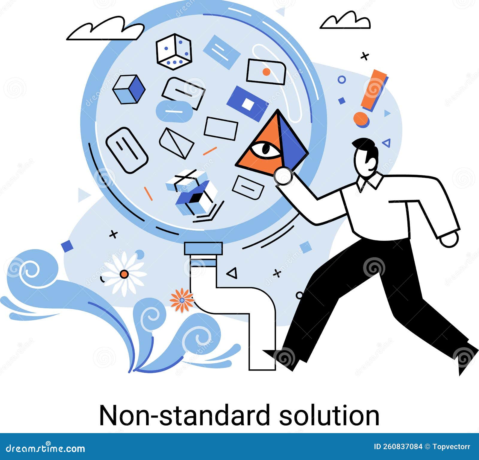 Solution Solving Problem, Answer To Question or Creativity Idea and ...