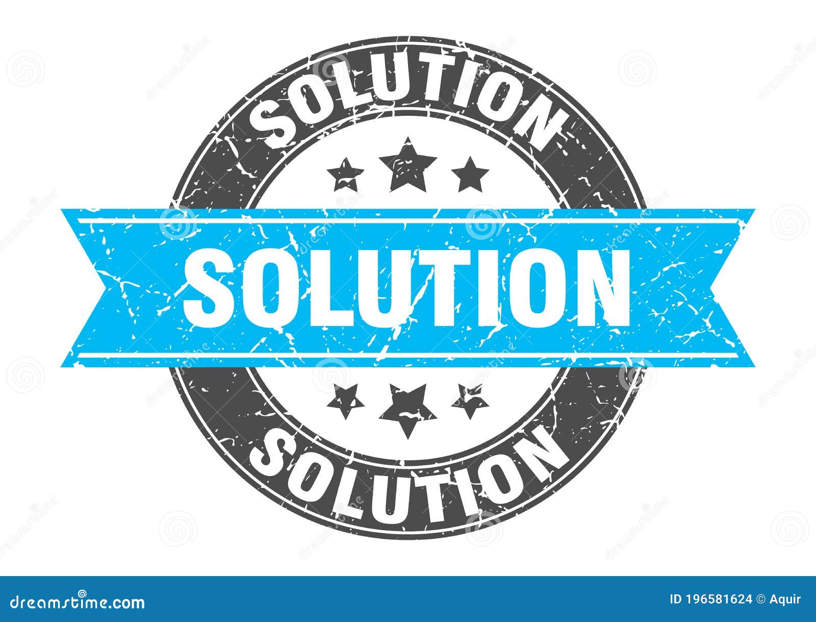 Solution stamp stock vector. Illustration of peeler - 196581624